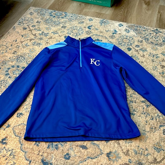 Genuine Merchandise | Jackets & Coats | Mens Kc Royals Quarter Zip ...